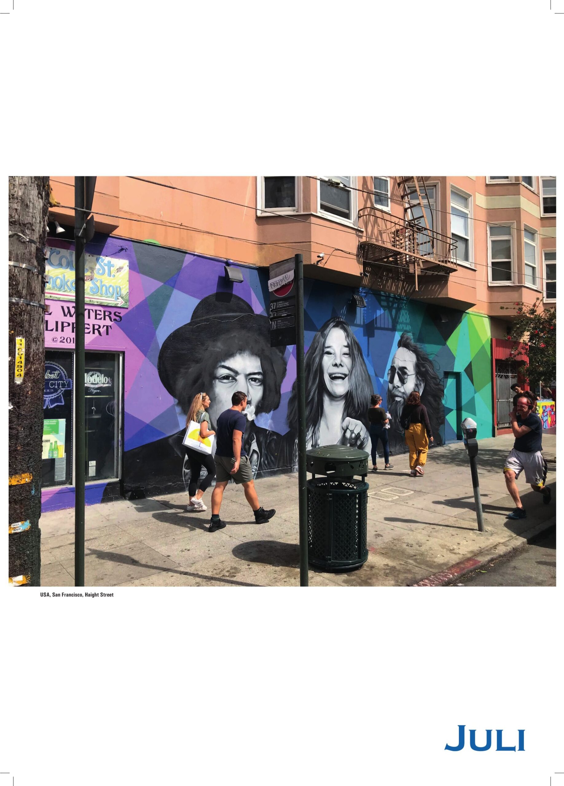 Familienplaner 2021 / Juli – „San Francisco, Haight Street“ – Kleben ...